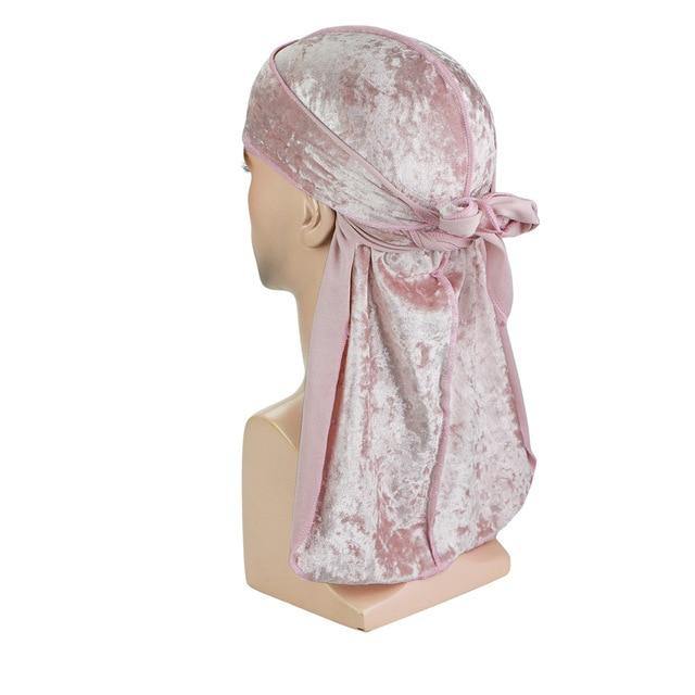 Durag homme velours rose | Durag & waves